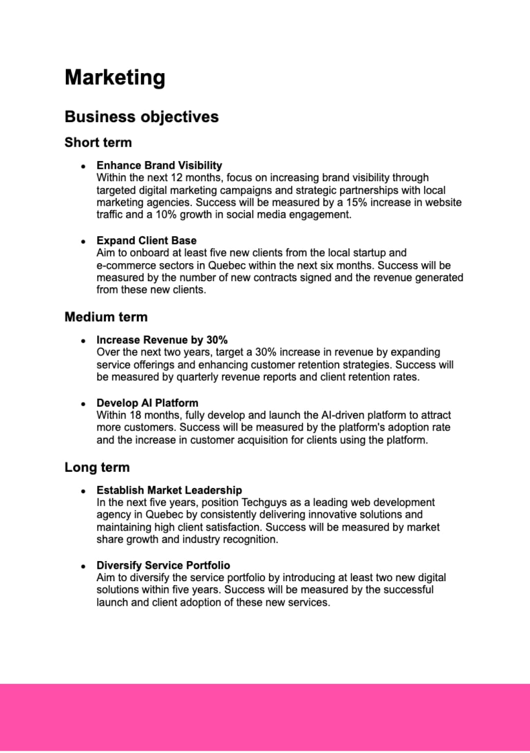 Plania | Ai Business Plan Generator/Creator